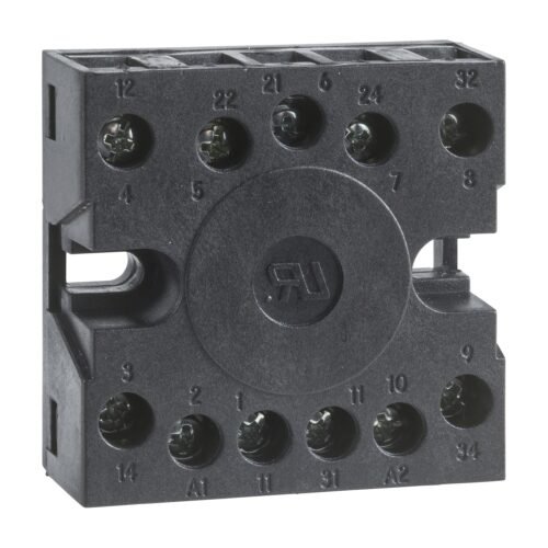 Schneider RE48ASOC11AR | IP20 socket with screw terminal connections on ...